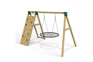 Swing with Climbing Wall